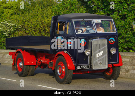 Vintage ERF Lorry at Conwy North Wales Stock Photo - Alamy
