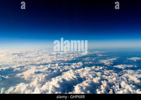 Aerial View Of Planet Earth As Seen From 40.000 Feet Altitude Stock ...