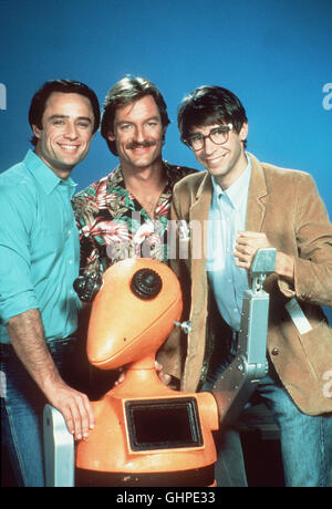 JOE PENNY, THOM BRAY, PERRY KING, RIPTIDE, 1984 Stock Photo - Alamy