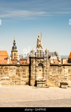 Historic sculpture at the Domplatz in Bamberg Stock Photo - Alamy