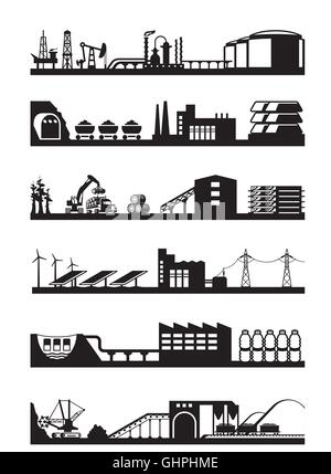 Mining processing plant icon Stock Vector Image & Art - Alamy