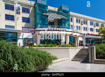 johnston terminal building at the forks Winnipeg Manitoba Canada Stock ...
