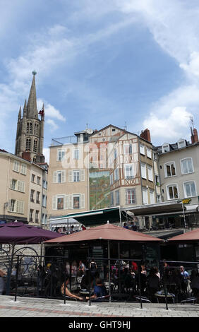 Limoges street market France Stock Photo - Alamy