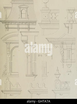 This 1868 architectural guide presents detailed designs for street ...