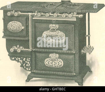 A 1905 catalog showcasing reliable gas stoves and ranges, providing ...