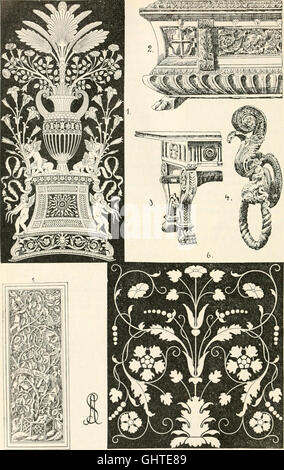 This handbook showcases various ornamental design styles in historical ...