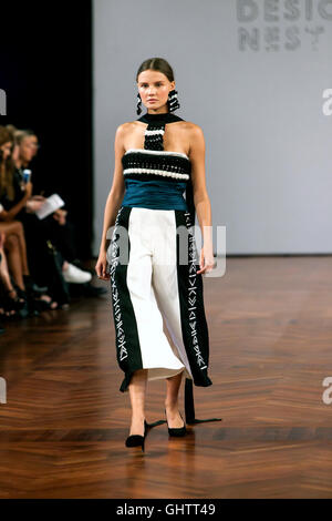 Young models wear creations from the "High Fashion in Sports" during a ...