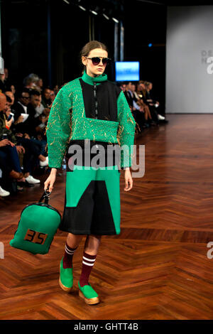 Young models wear creations from the "High Fashion in Sports" during a ...