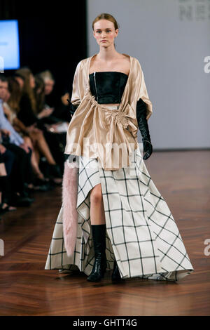 Young models wear creations from the "High Fashion in Sports" during a ...