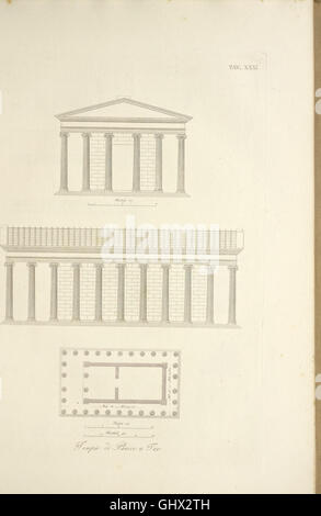 This 1830 work details ancient architecture through monuments, dividing ...
