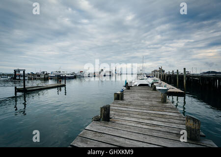 Pier in Provincetown, Cape Cod, Massachusetts, USA Stock Photo - Alamy