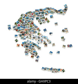 Collage of Athens landmarks , Greece Stock Photo - Alamy