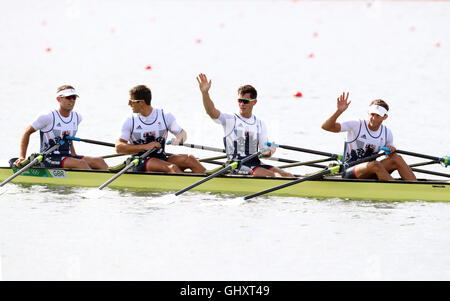 l-r; Great Britain's Jack Beaumont, Angus Groom, Thomas Barras, Harry ...