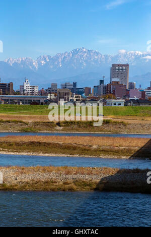 Jinzu River, Toyama Prefecture in Japan Stock Photo - Alamy