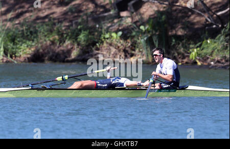 Great Britain's Stewart Innes and Alan Sinclair during the Men's Pairs ...