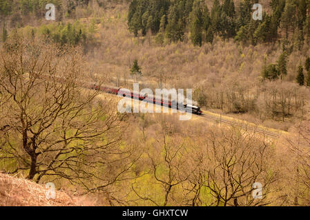 Class K1 Steam locomotive 62005 at Mallaig having powered the Jacobite ...