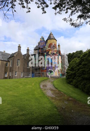 Kelburn Castle Graffiti Project Scotland August 2016 Stock Photo - Alamy