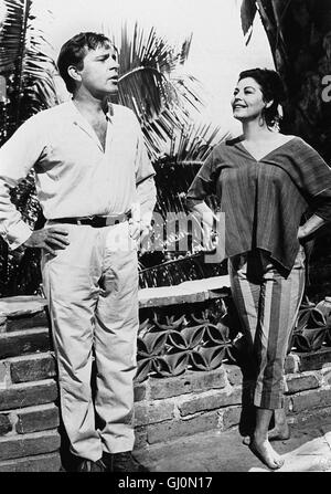 Ava Gardner & Richard Burton Film: The Night Of The Iguana (USA 1964 ...