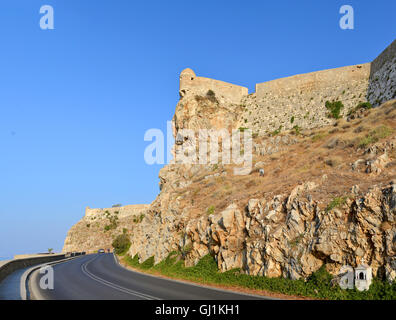 Rethymno city Greece Fortezza fortress landmark architecture Stock ...