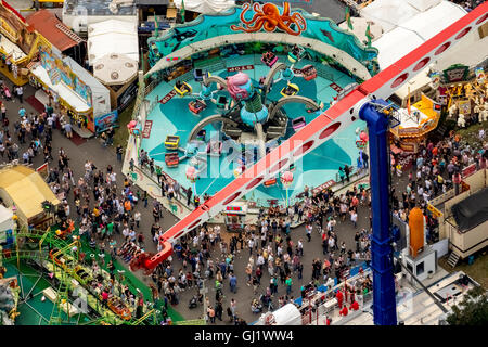 Aerial view, Big Monster Raoul Hermann Krameyer, octopus, carousel ...