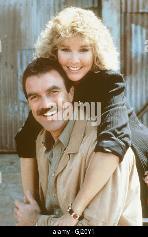 CYNTHIA RHODES, TOM SELLECK, RUNAWAY, 1984 Stock Photo - Alamy