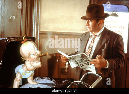 BABY HERMAN, BOB HOSKINS, WHO FRAMED ROGER RABBIT, 1988 Stock Photo - Alamy