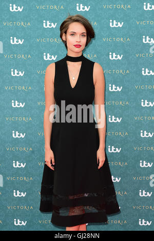 Aggy K Adams attending the world premiere screening of ITV's Victoria ...