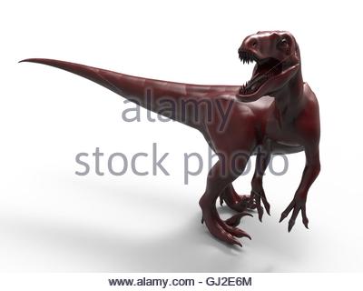 3d Velociraptor dinosaur front view Stock Photo: 71249766 - Alamy