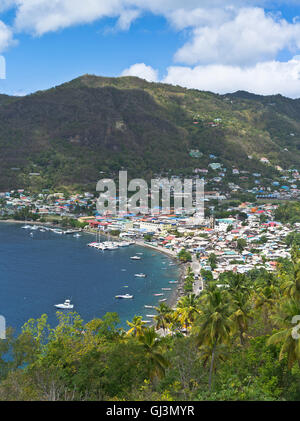 Soufriere, St Lucia, Caribbean Stock Photo - Alamy