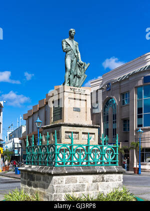 Caribbean Barbados Bridgetown, Nelson statue in National Heroes Stock ...