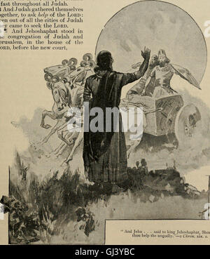 This 1896 edition of the Bible includes artistic depictions of scenes ...