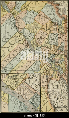 The 1884 New Dollar Atlas offers detailed maps of the United States and ...