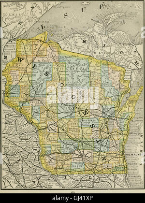 The 1884 New Dollar Atlas offers detailed maps of the United States and ...