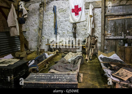 First World War dressing station in the cellars beneath the Ocean ...