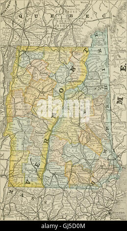 The 1884 New Dollar Atlas offers detailed maps of the United States and ...