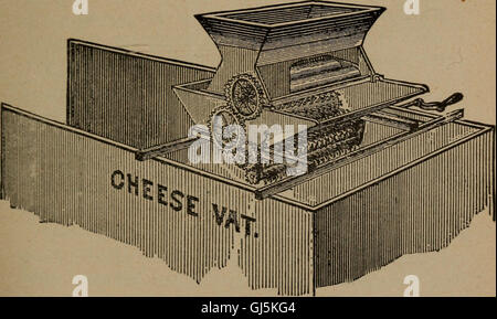 *Cheddar Cheese Making* (1895) is a practical guide detailing the ...