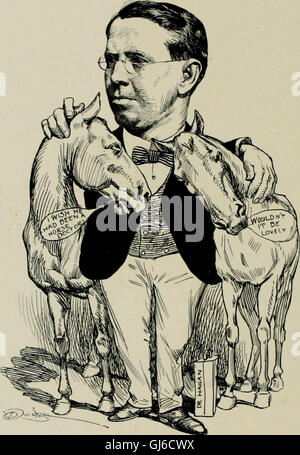 This 1900 volume features cartoons and caricatures of Los Angeles ...