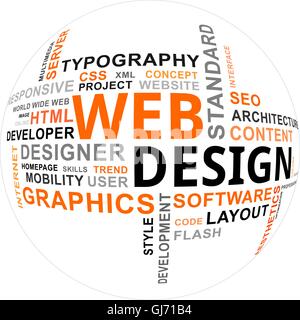 HTML word cloud concept. Vector illustration Stock Vector Image & Art ...