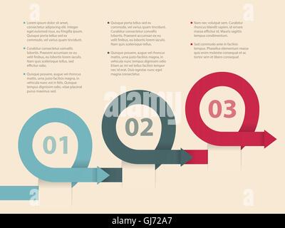 Curling color arrows infographic design Stock Vector Image & Art - Alamy