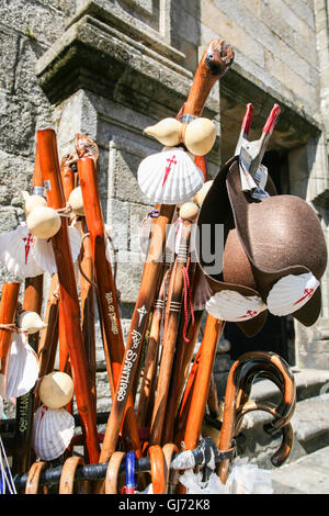 Pilgrim staff's,walking sticks,with,shell,symbol,of, for sale at this ...
