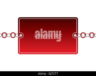 Chained card 3 Stock Vector Image & Art - Alamy