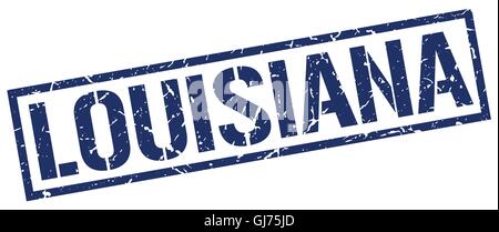 Louisiana blue square stamp Stock Vector Image & Art - Alamy