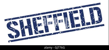 Sheffield blue square stamp Stock Vector Image & Art - Alamy
