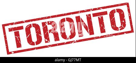 Toronto red square stamp Stock Vector Image & Art - Alamy