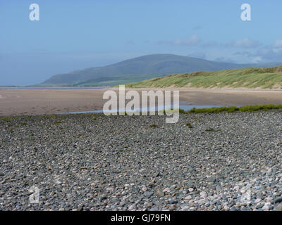 UK Sandscale Haws Nature Reserve. View towards Black Combe and the ...