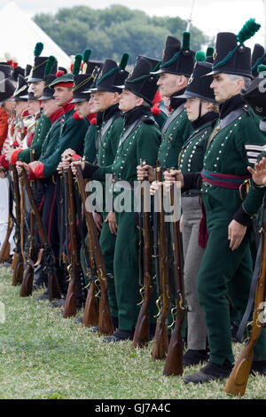 reenactment of the Napoleonic wars, 95th Rifles Stock Photo - Alamy