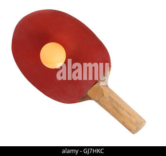 table tennis bat isolated Stock Photo - Alamy