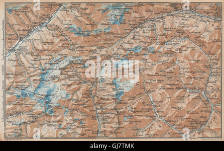 GRIES PASS & NW TICINO ALPS. Val Bedretto Airolo Basodino Ofenhorn ...