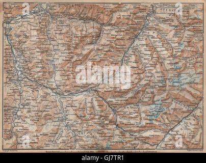 GRAUBÜNDEN/ALBULA ALPS. Chur-Samedan. Arosa Lenz Davos Savognin Thusis ...