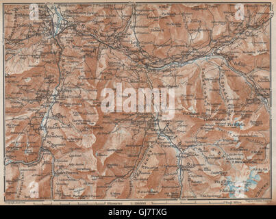 ALBULA ALPS. Thusis Tiefenkastel Savognin Piz Ela/d'Err/Calderas Salux ...